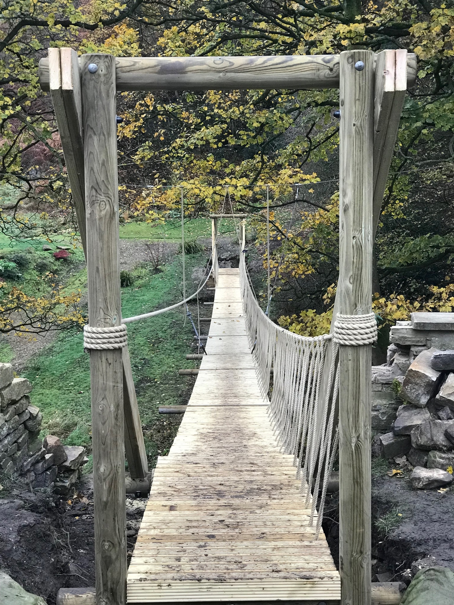 Longest Rope Bridge in UK, Staffordshire | Treehouse Life